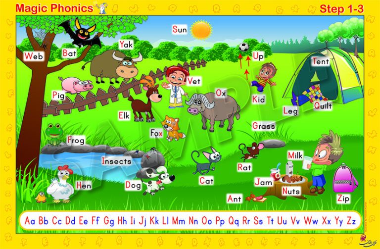 Magic Phonics Step 1 - انتشارات کتاب پاسارگاد